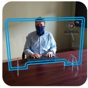 Transparent Acrylic Protective Glass Shields in Dubai